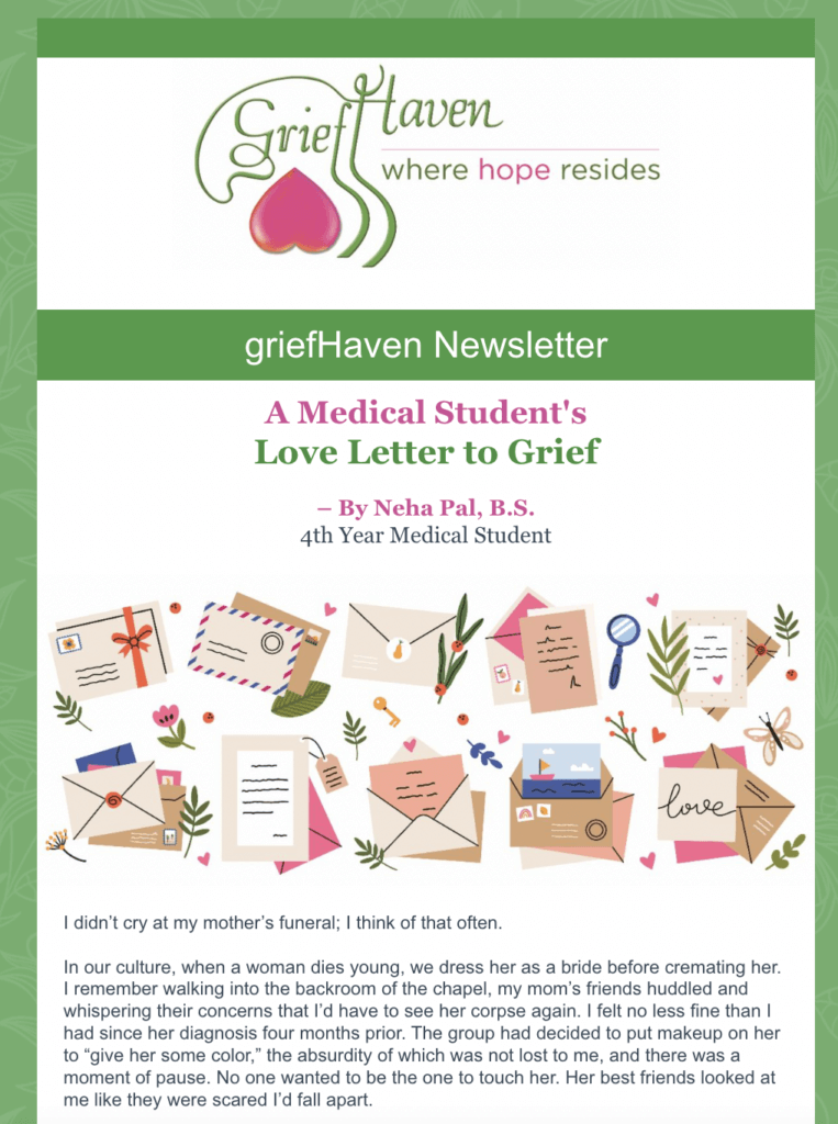 Support Organizations - griefHaven